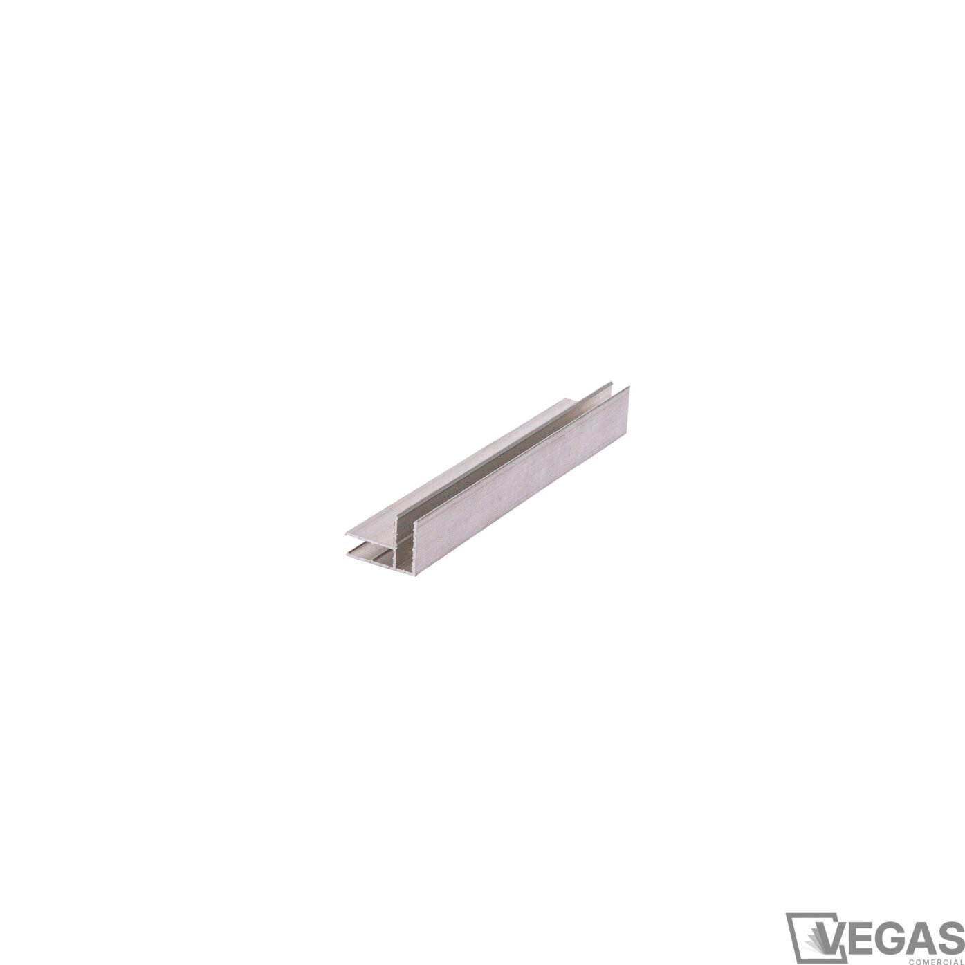 Perfil U de canto em aluminio 6mm - Vegas Comercial